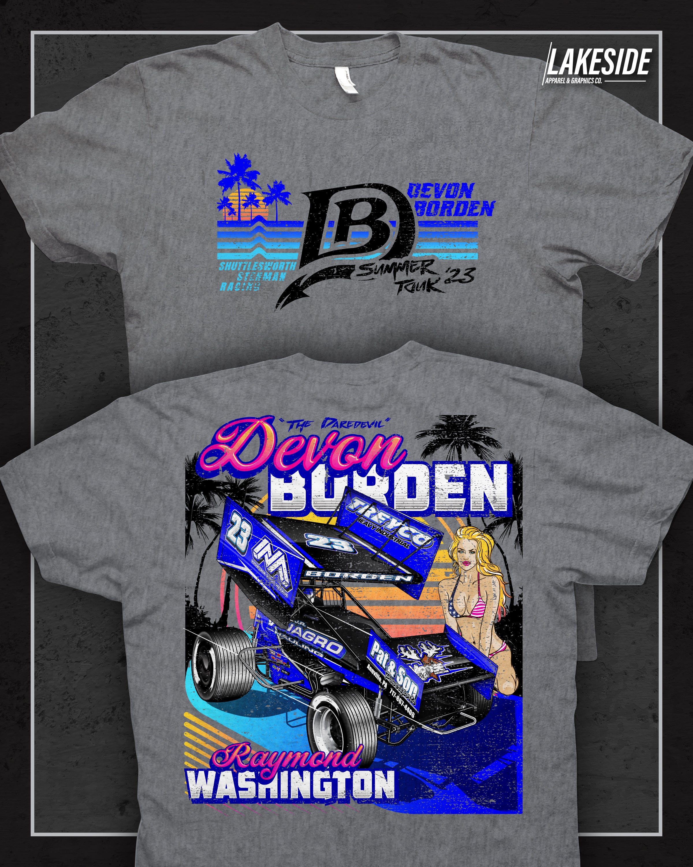 "Summer Tour 23" T-Shirt – Devon Borden Racing