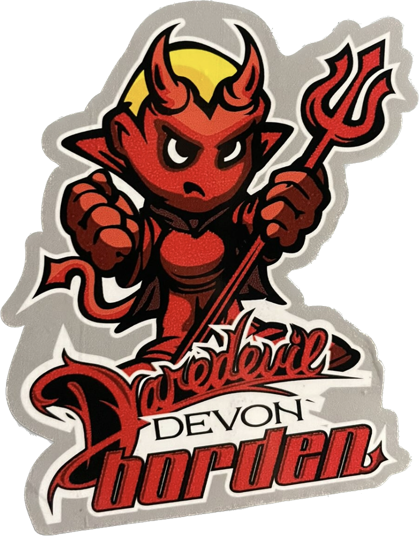 Daredevil Sticker – Devon Borden Racing